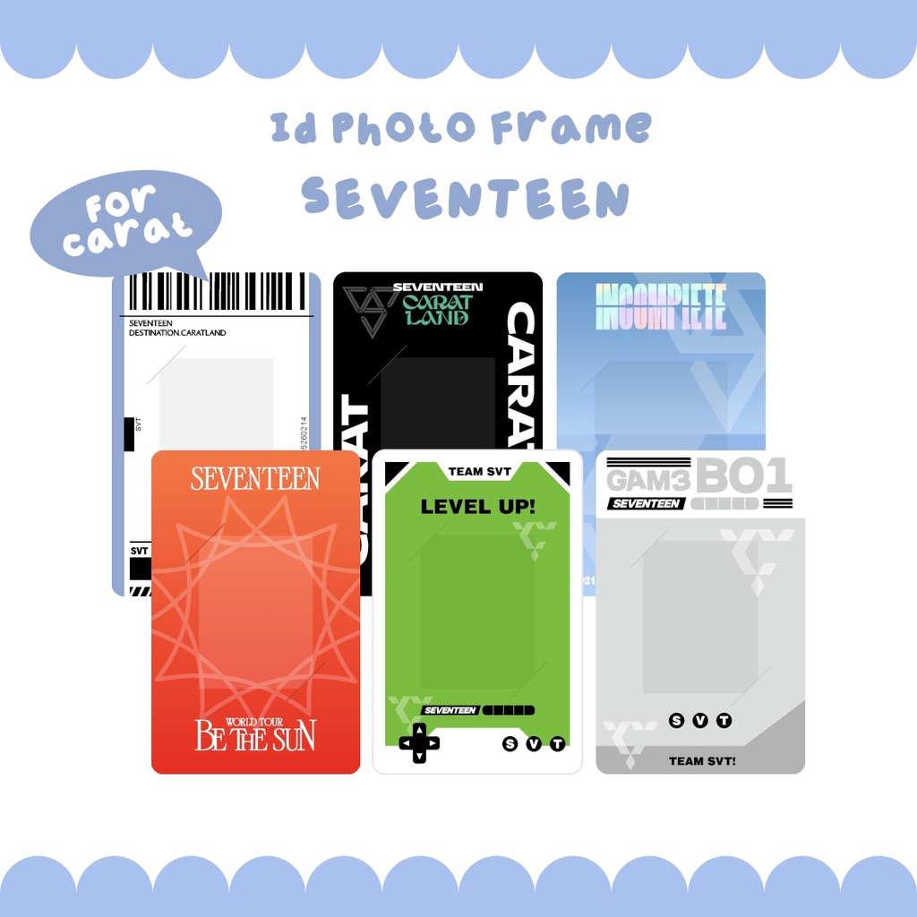 Jual Id Photo Frame (by fanmade) - Seventeen | Shopee Indonesia