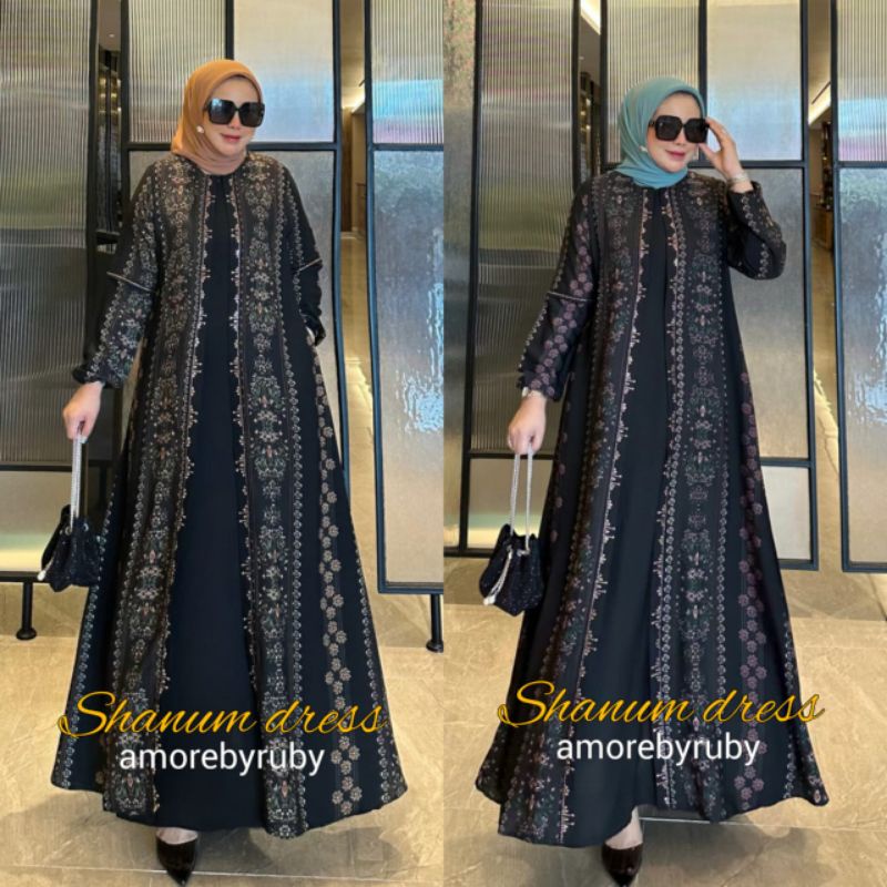 Jual Shanum Dress AmorebyRuby Fashion Muslimah Terkini Outfit Kondangan ...