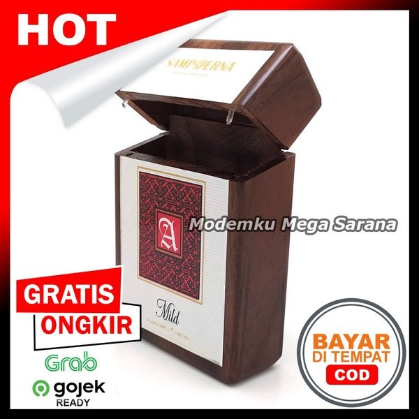 Jual Tempat Rokok Wadah Rokok Kayu Sampoerna Mild | Shopee Indonesia