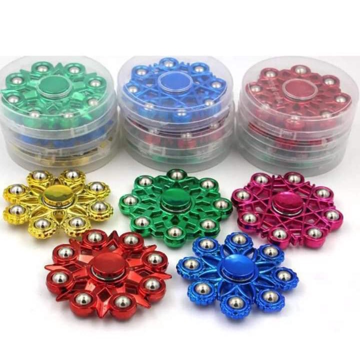 Jual Mainan Fidget Spiner Besi Besar Warna Dikirim Random/ Spinner Besi ...