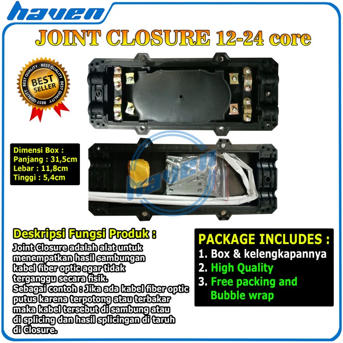 Jual Joint Closure 12 Core FO Joint Closure Mini 12-24 Core | Shopee ...