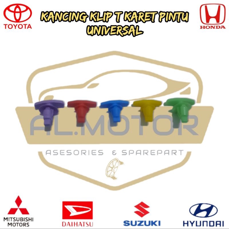 Jual KANCING KLIP T KARET PINTU UNIVERSAL | Shopee Indonesia