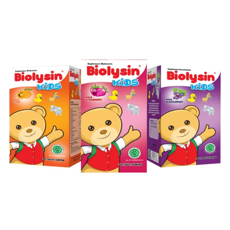 Jual Biolysin Kids 30 Tablet - Multivitamin Suplemen Makanan Anak ...