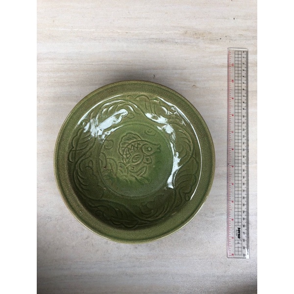 Jual Piring Kuno Celadon Motif Ikan Asli Dinasti Ming 20CM | Shopee ...