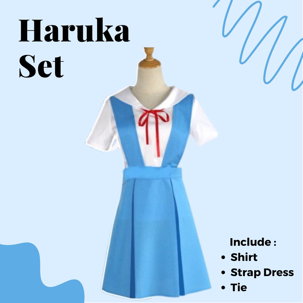 Jual Haruka Set Dress Cosplay Jepang tersedia size S sampai 7XL ...