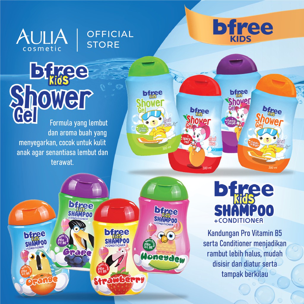 Jual BFREE KIDS LOTION SUNSCREEN / SHOWER GEL / SPRAY COLOGNE BFREE ...