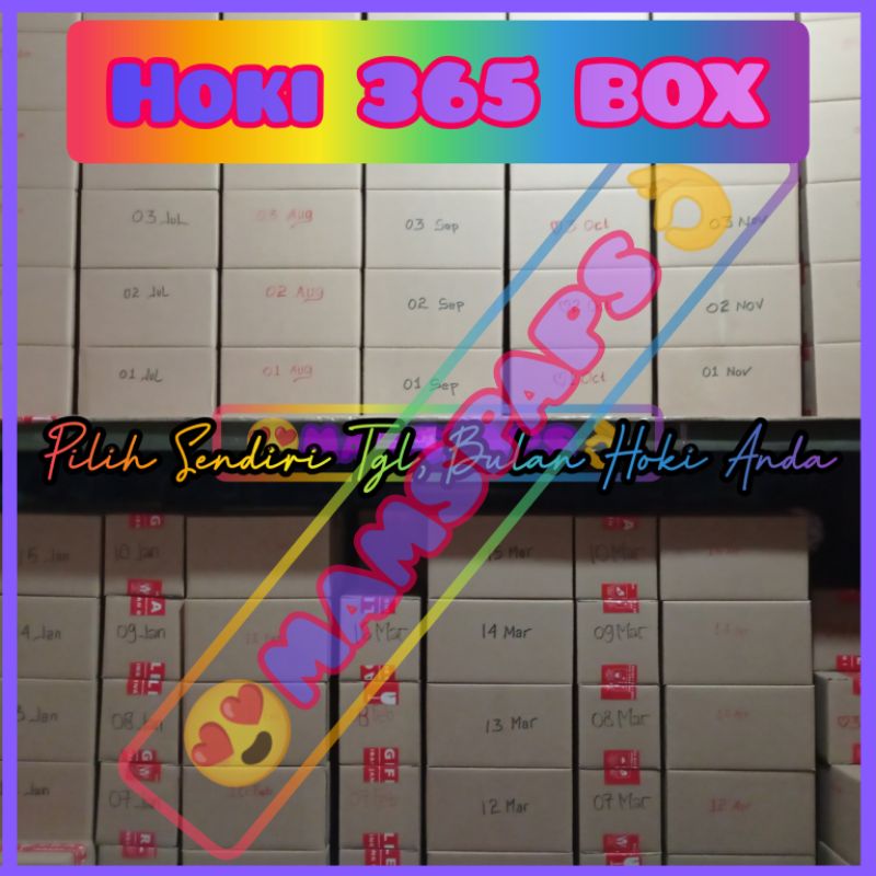 Jual MAMSPAPS HOKI 365 BOX ( SEPTEMBER ) | Shopee Indonesia