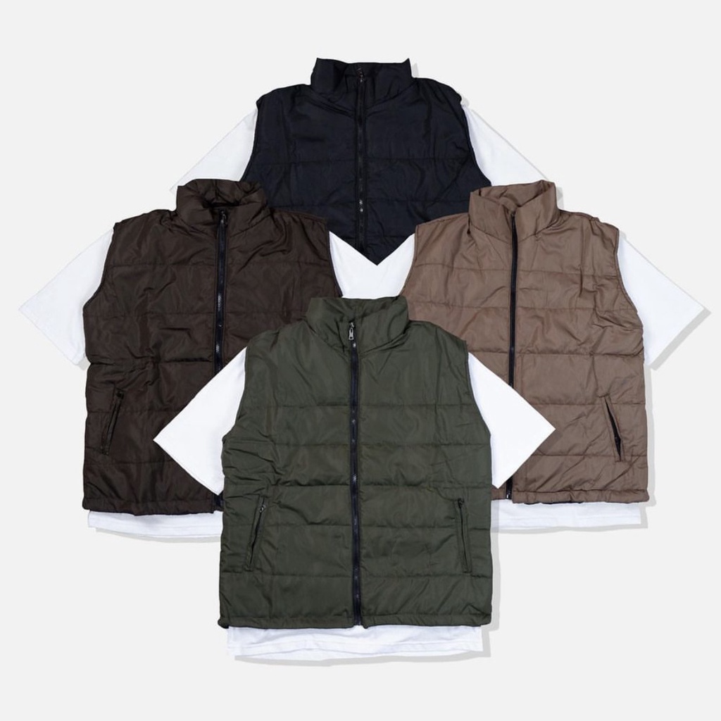 Jual JAKET ROMPI PUFFER / ROMPI VEST | Shopee Indonesia