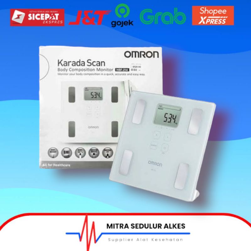 Jual Timbangan Karada Scan HBF 214 Omron | Shopee Indonesia