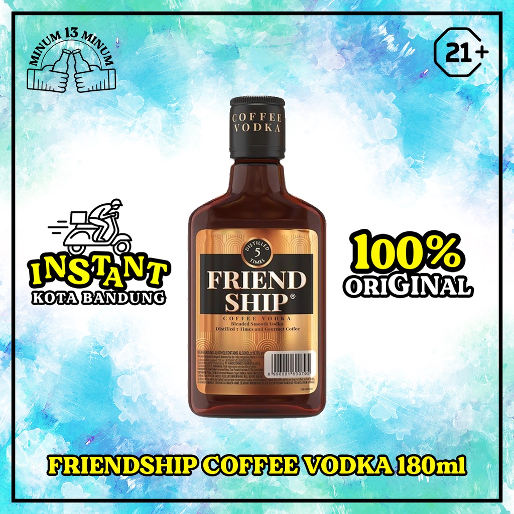 Jual Friendship Coffee Vodka Blended Smooth 180ml - MinumMinum13 ...