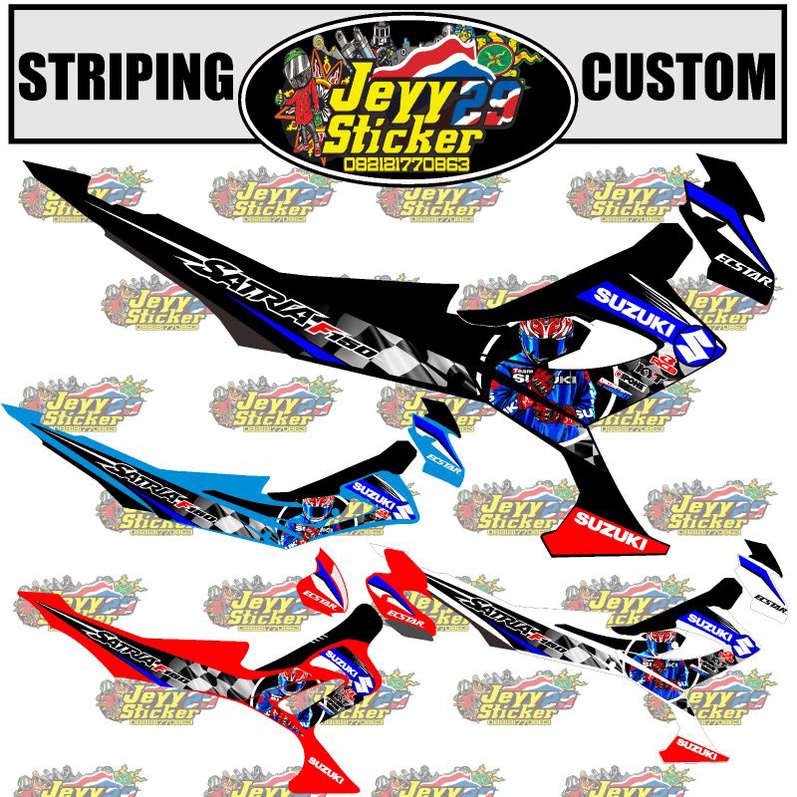 Jual STRIPING SATRIA FU FACELIFT CBU BARONG TYPE S CUSTOM SUKA SUKA ...