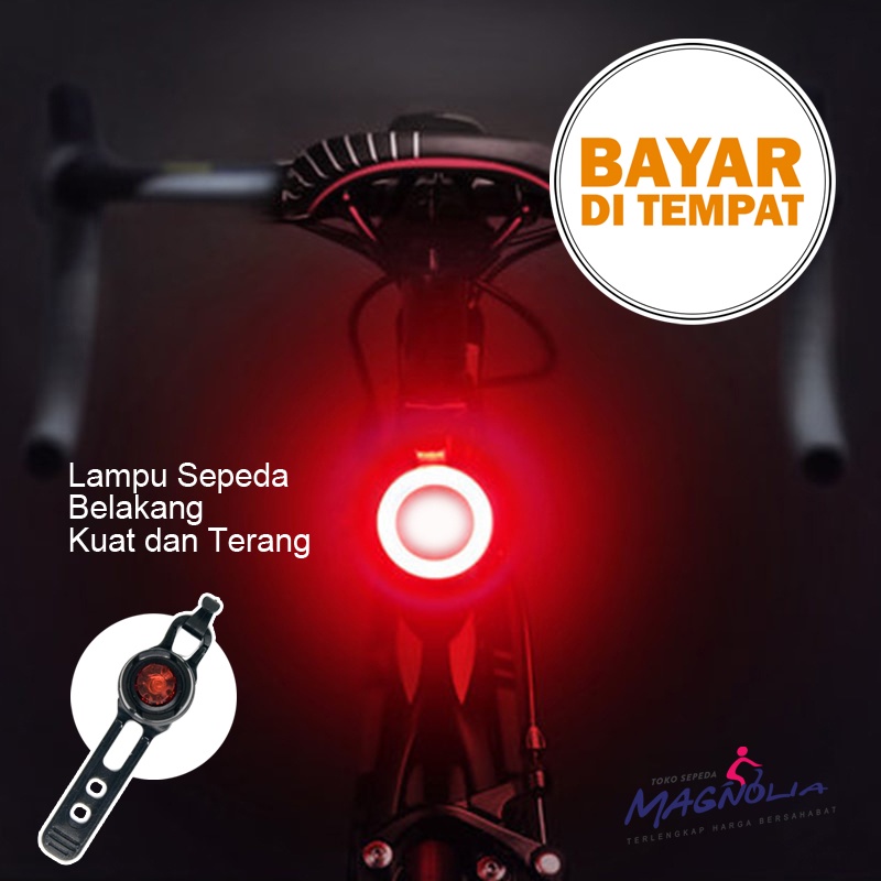 Jual Lampu Sepeda Safety Light LED Aksesoris Sepeda GRATIS Baterai ...