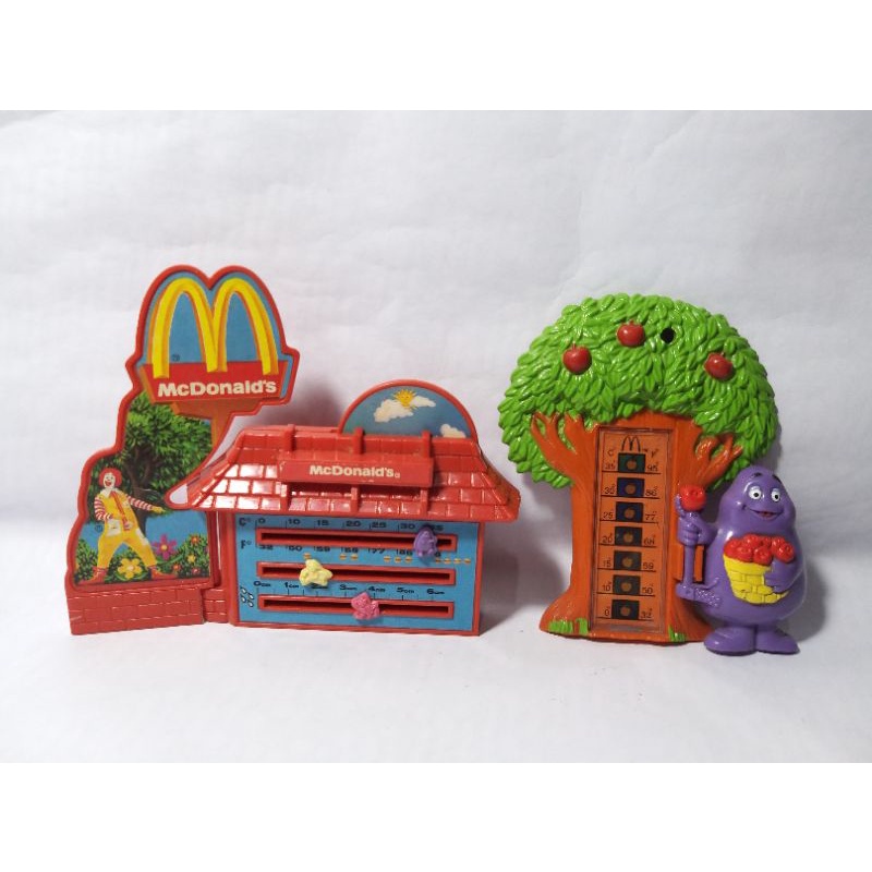 Jual Maskot Ronald Grimace Weather Man Recorder Weatherman Thermometer ...