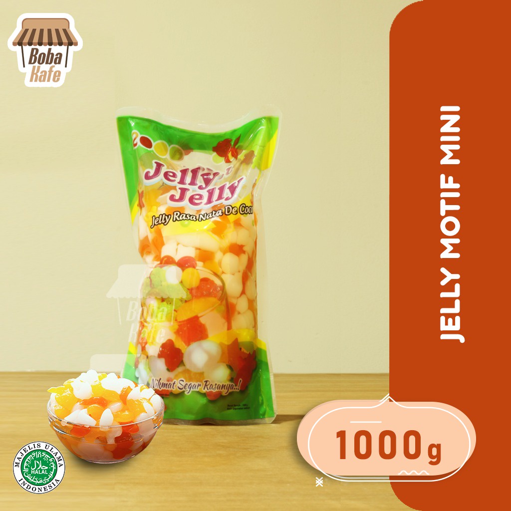 Jual JELLY ANEKA BENTUK MINI / JELLY MOTIF MINI WARNA WARNI @1000GR ...