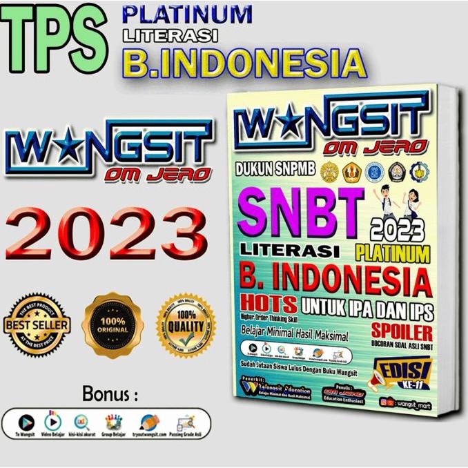 Jual [TPS SNBT 2023] (ORI) Buku Wangsit Om Jero UTBK SNBT 2023 PLATINUM | Shopee Indonesia