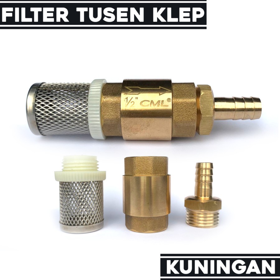 Jual Tusen Klep Valve 1/2 inch untuk selang inlet pompa DC 12V | Shopee ...