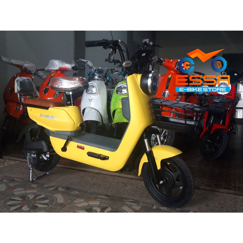 Jual Sepeda Listrik Dragonfly 7 Kuning DF7 Uwinfly | Shopee Indonesia