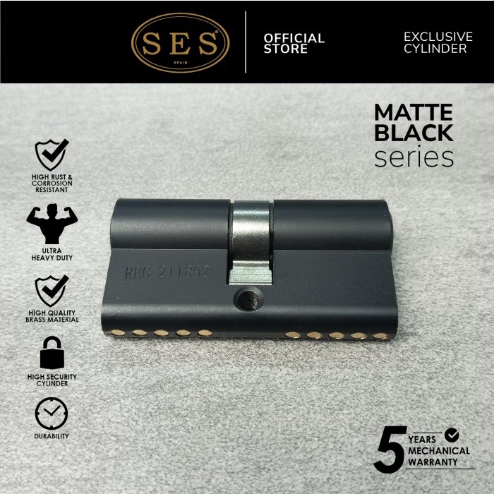 Jual SES Silinder Kunci - Cylinder SES 60mm DK (Double Key) BM | Shopee ...