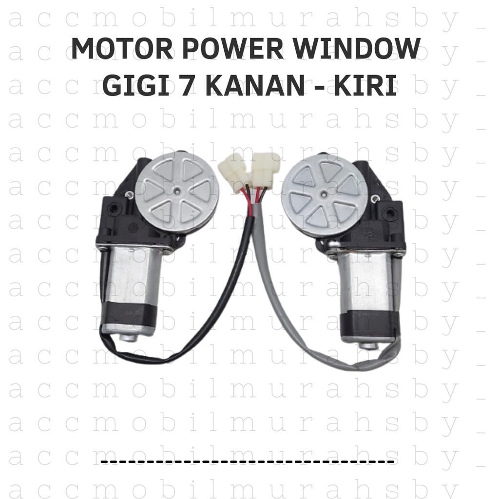 Jual MOTOR DINAMO POWER WINDOW GIGI 7 LUBANG BAUT 3 UNIVERSAL KANAN ...