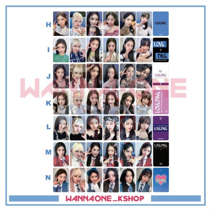 Jual Produk Terbaru Photocard Ive Love Dive Pob Jewel Wonyoung Yujin Gaeul Liz Leeseo Rei ...