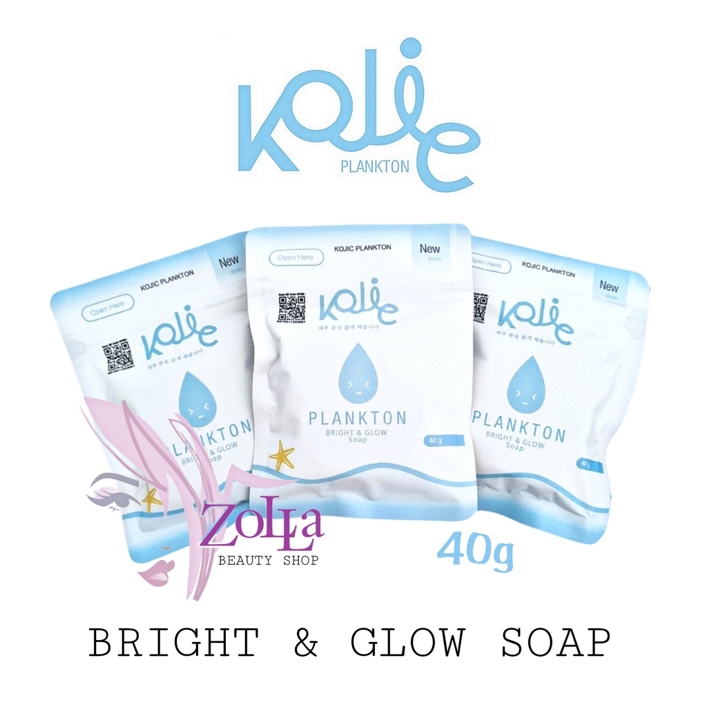 Jual KOJIC PLANKTON BRIGHT & GLOW SOAP 40g - BPOM - SABUN WAJAH KOJIC ...