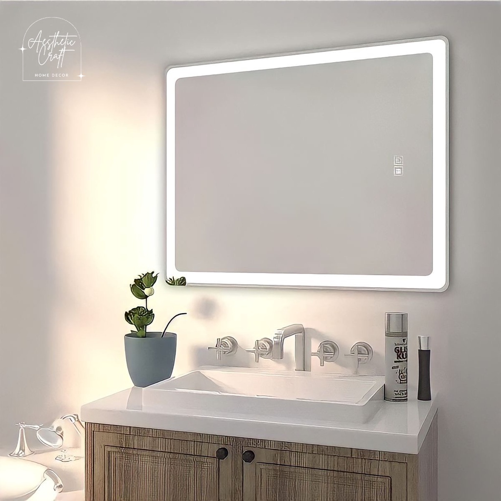 Jual Kaca Cermin Led Wastafel Touchscreen | Shopee Indonesia