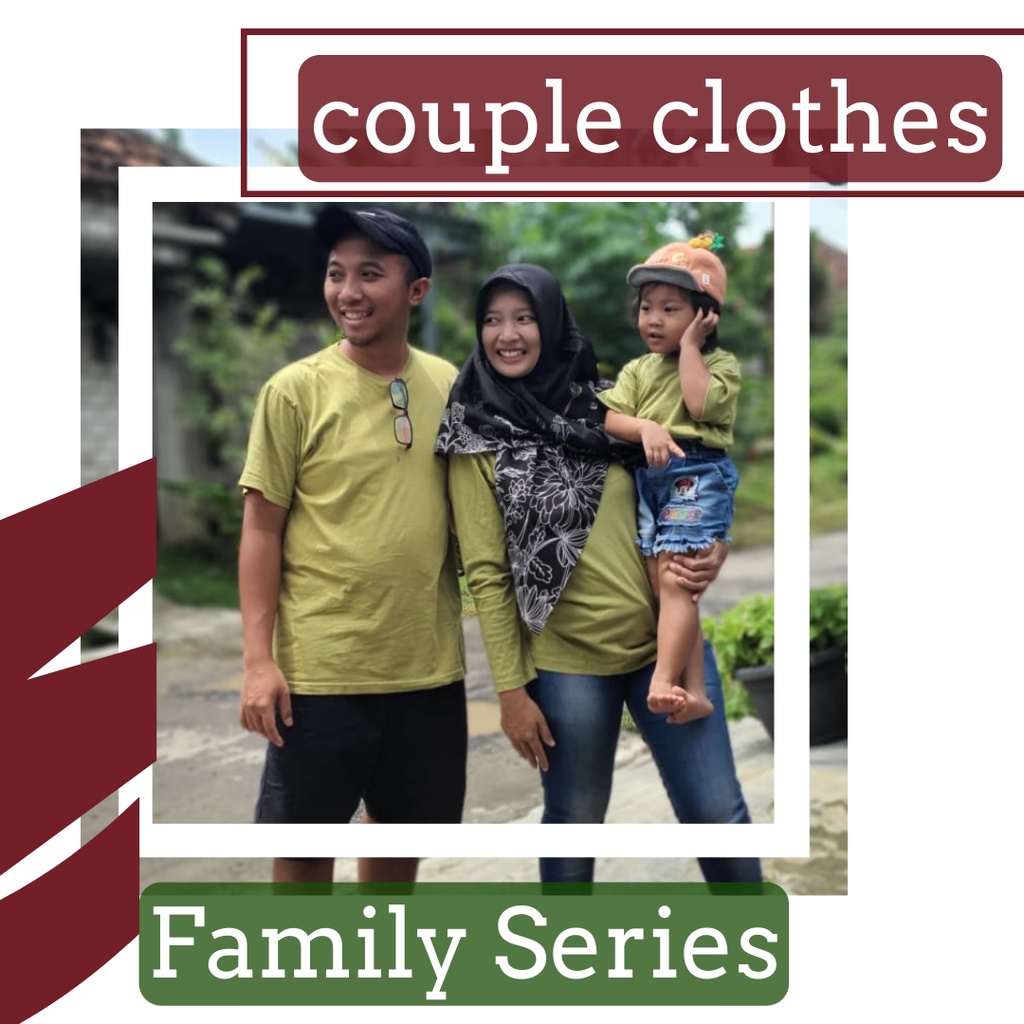 Jual Kaos Polos - Basic T shirt | Couple Family Series | BIOWASH 30s | 3 pcs | Shopee Indonesia
