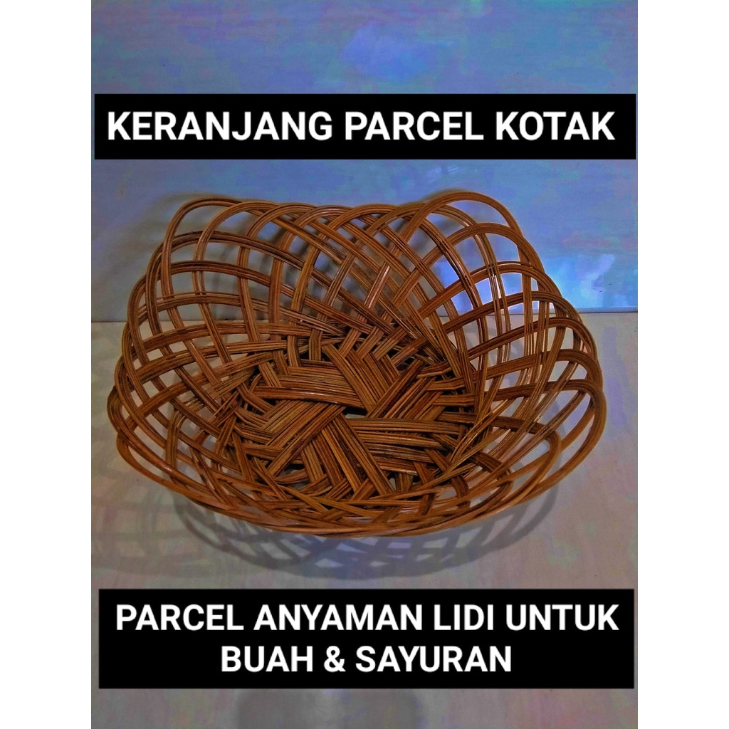 Jual Keranjang Anyaman Lidi Buah & Sayuran.Parcel / Hampers Anyaman ...