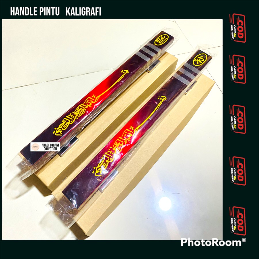 Jual Handel pintu rumah model kaligrafi panjang 45cm gagang tarikan ...