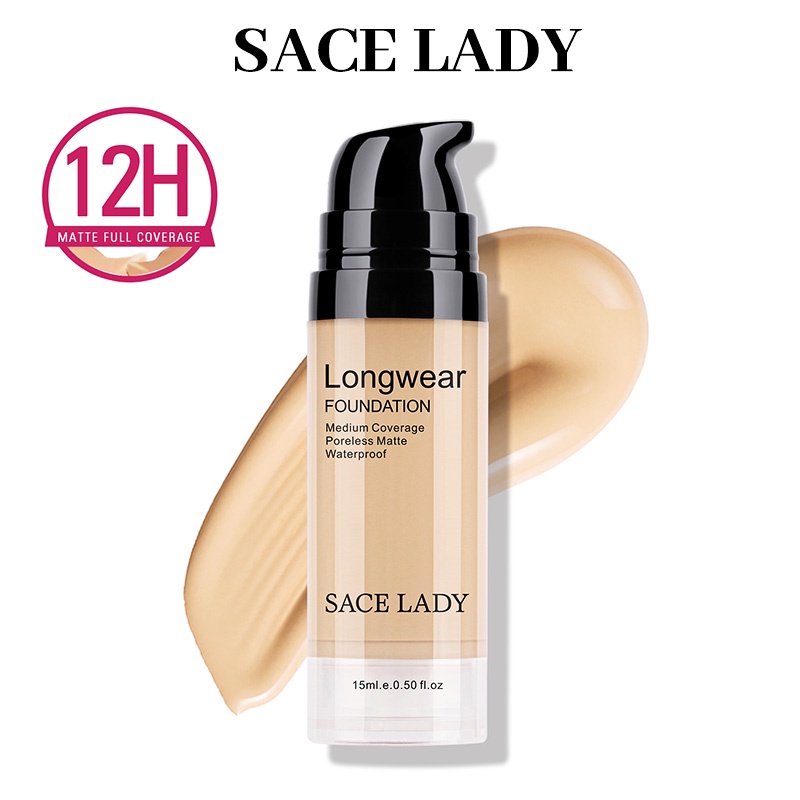 Jual SACE LADY Liquid Foundation Matte Waterproof Concealer Tahan Air ...