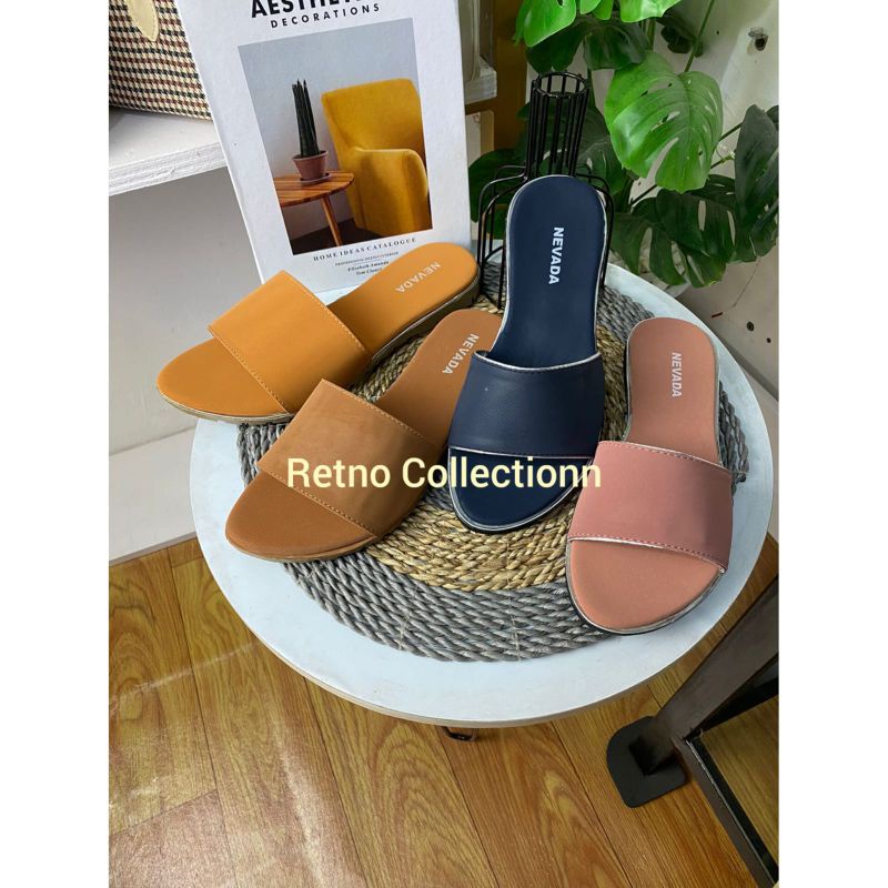 Jual sandal wanita terbaru/sendal Slop wanita slip/sendal wanita murah ...