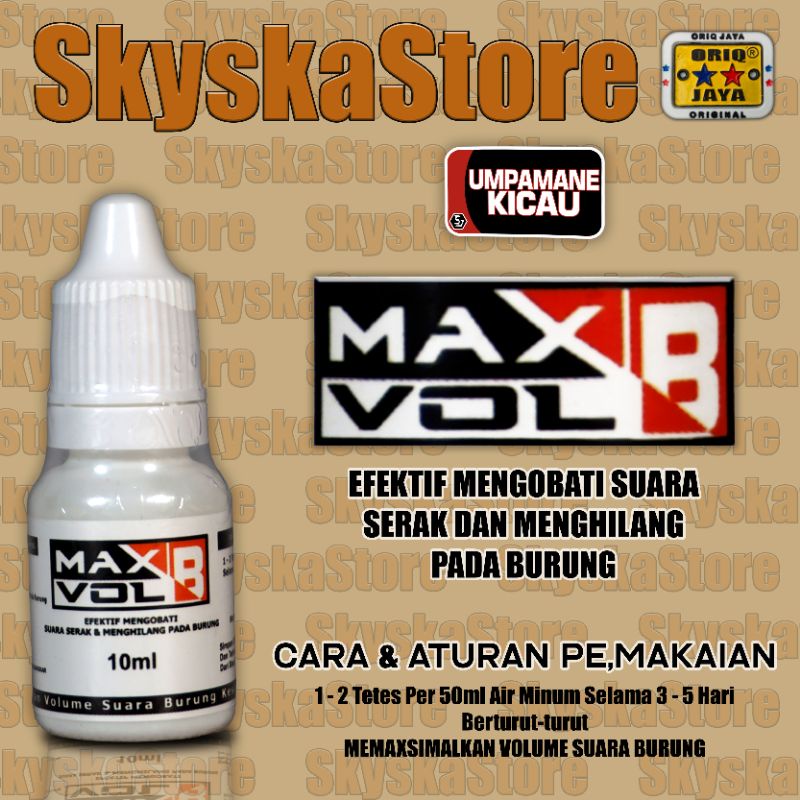 Jual MAXVOL B UMPAMANE KICAU | Shopee Indonesia