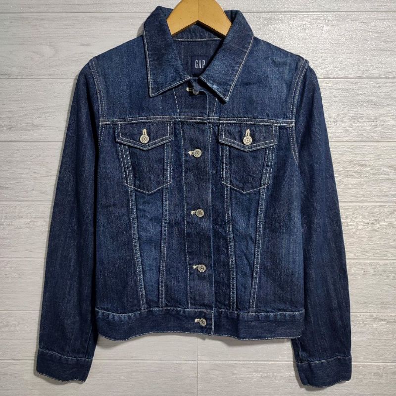Jual TRUCKER GAP DENIM JACKET | Shopee Indonesia