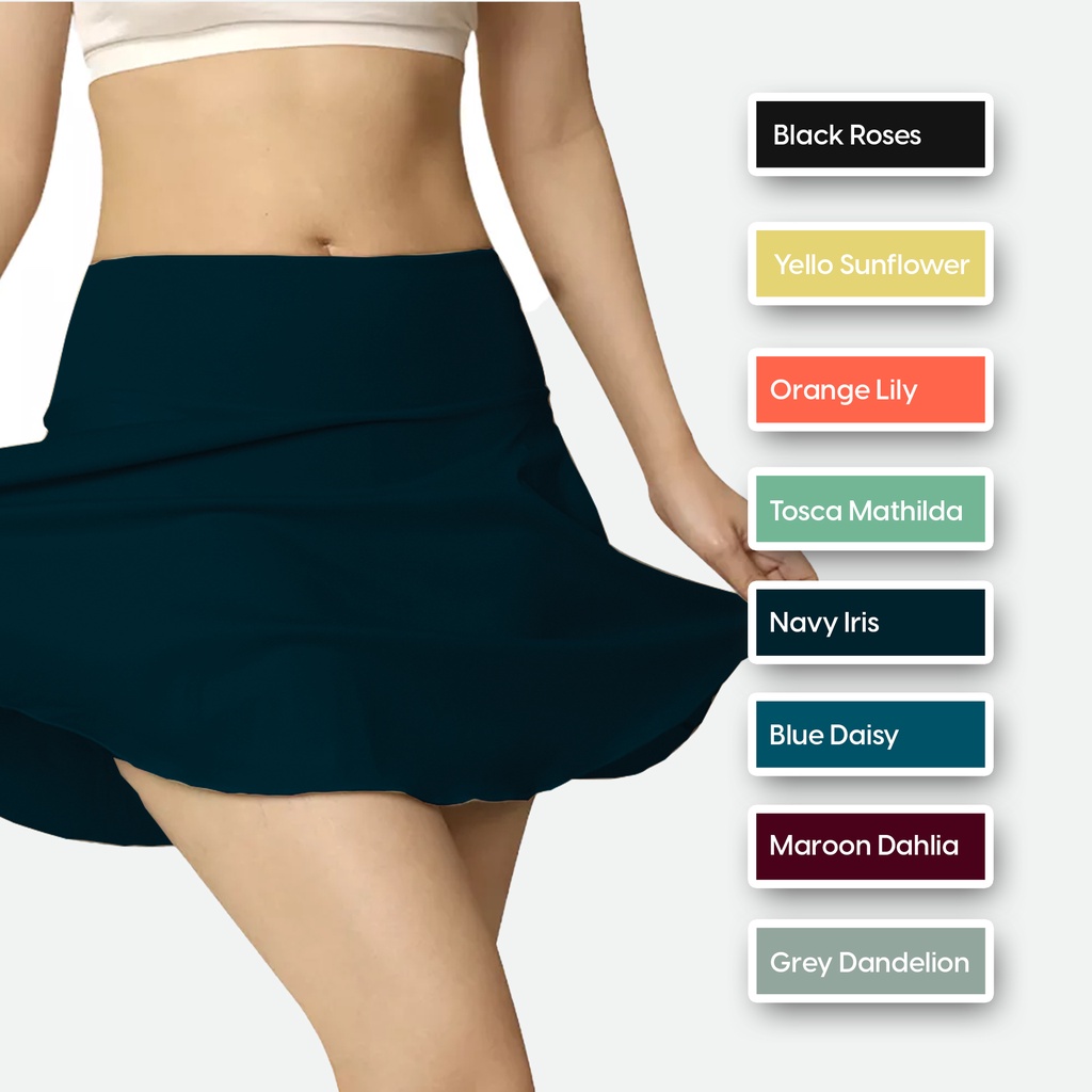 Jual Rok Olahraga Skirts Sport Tennis Rok Pendek Wanita Model Payung ...