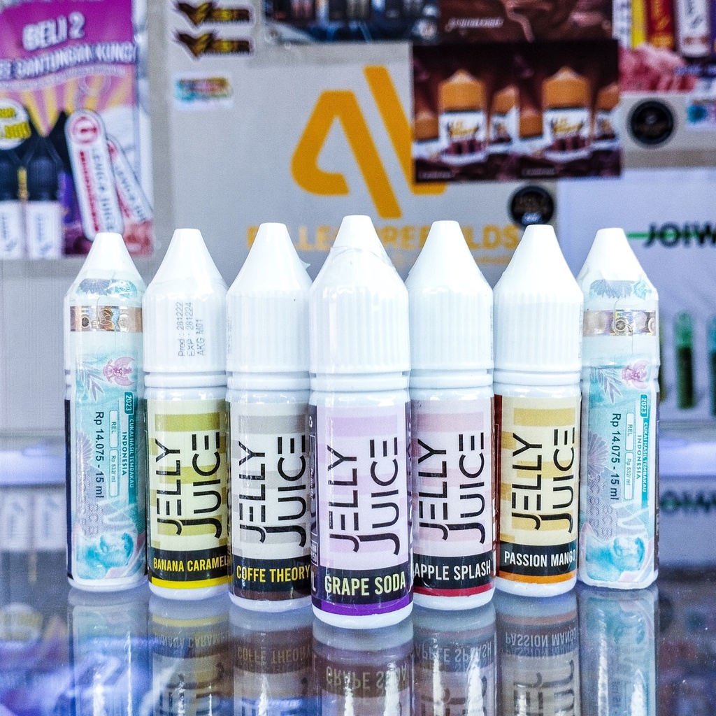 Jual Liquids 15ml poods SALTNICC 10&20MG VARIAN JELLY JU ICE Original ...