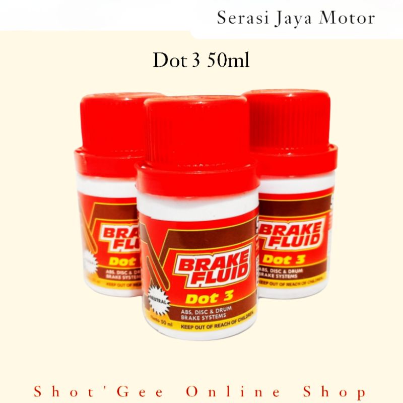 Jual OIL OLI REM 50ml MINYAK REM DOT3 RED Nett 50ml | Shopee Indonesia