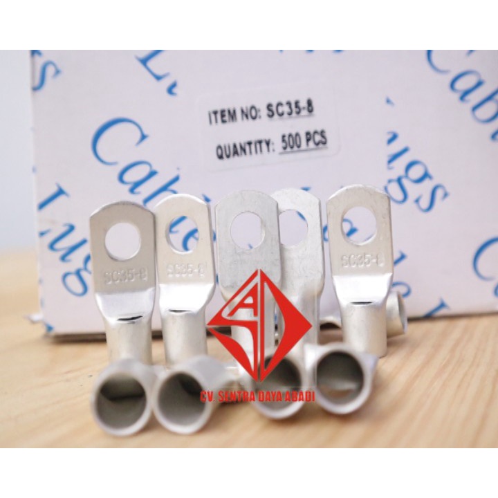 Jual Scun Cable 35 Diameter 12mm/skun kabel sc35 12mm/cable lug sc35 12mm | Shopee Indonesia