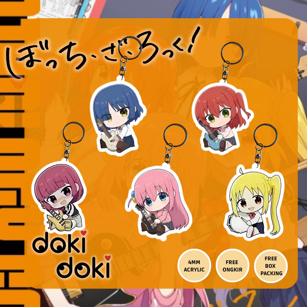 Jual DOKIDOKI GANTUNGAN KUNCI KEYCHAIN ANIME BOCCHI THE ROCK! | Shopee ...