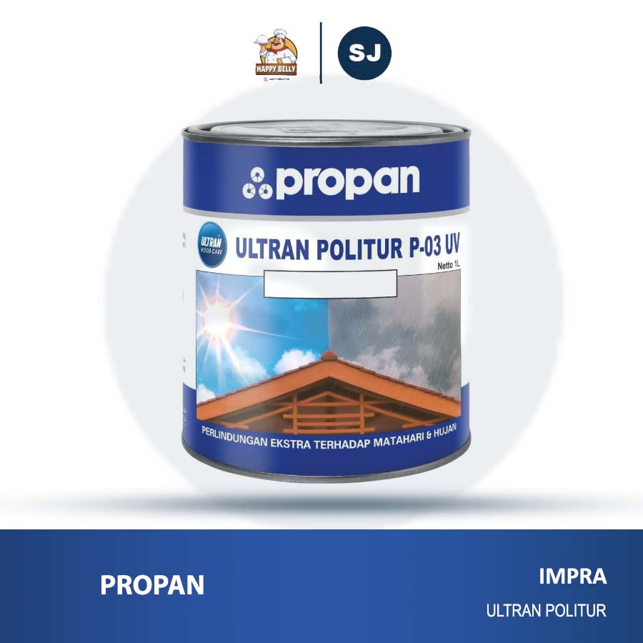 Jual CAT KAYU PROPAN POLITUR EXTERIOR ULTRAN P-03 1L | Shopee Indonesia