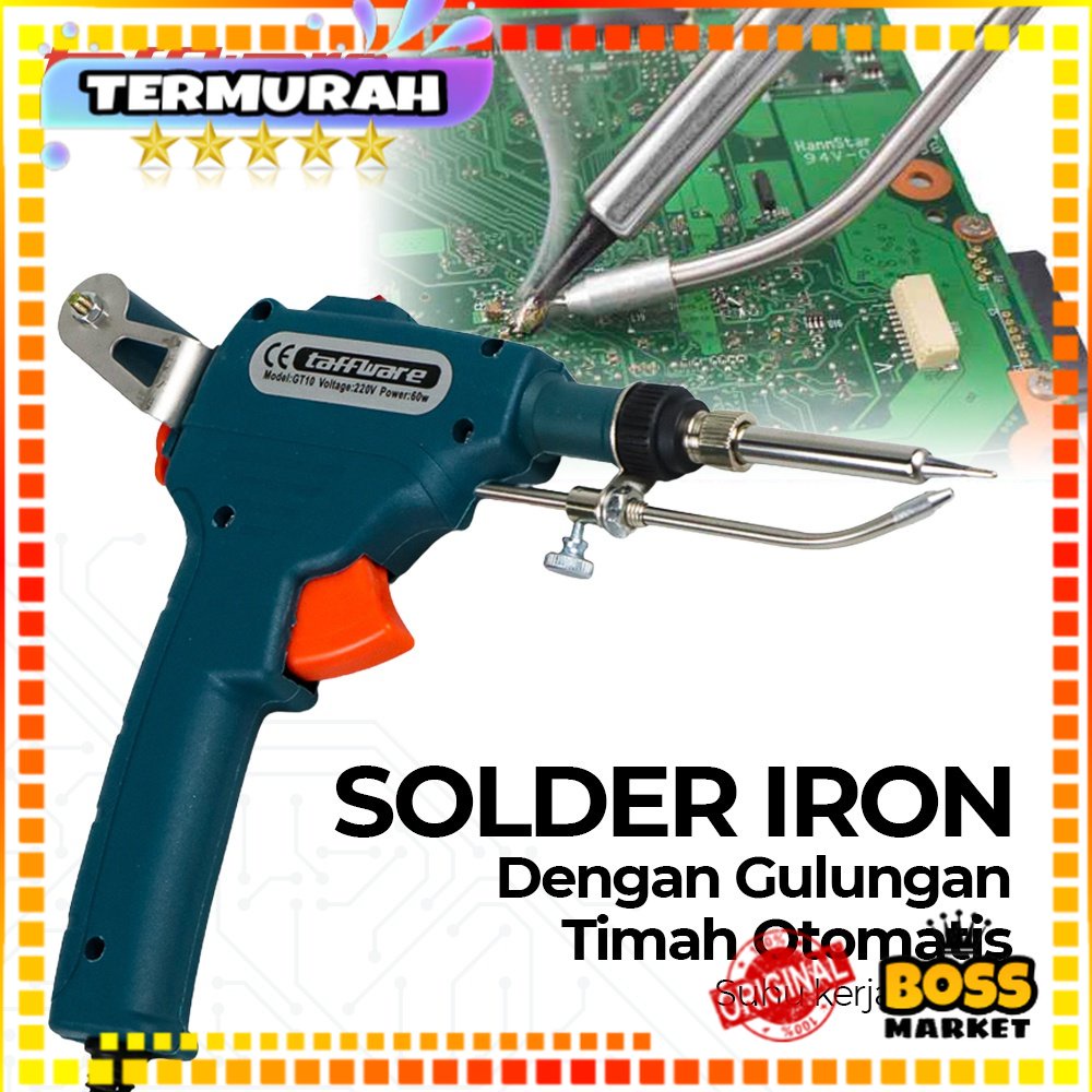 Jual Solder Tembak Listrik Timah Otomatis 60 Watt Iron Automatic 60W ...