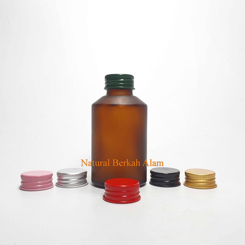 Jual Botol Kaca Serum GD 120 Ml Amber Frosted Tutup Ulir / Botol Kaca ...