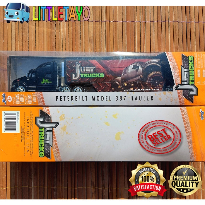 Jual Jada Just Trucks 1:64 Peterbilt Model 387 Hauler Merah Truck ...