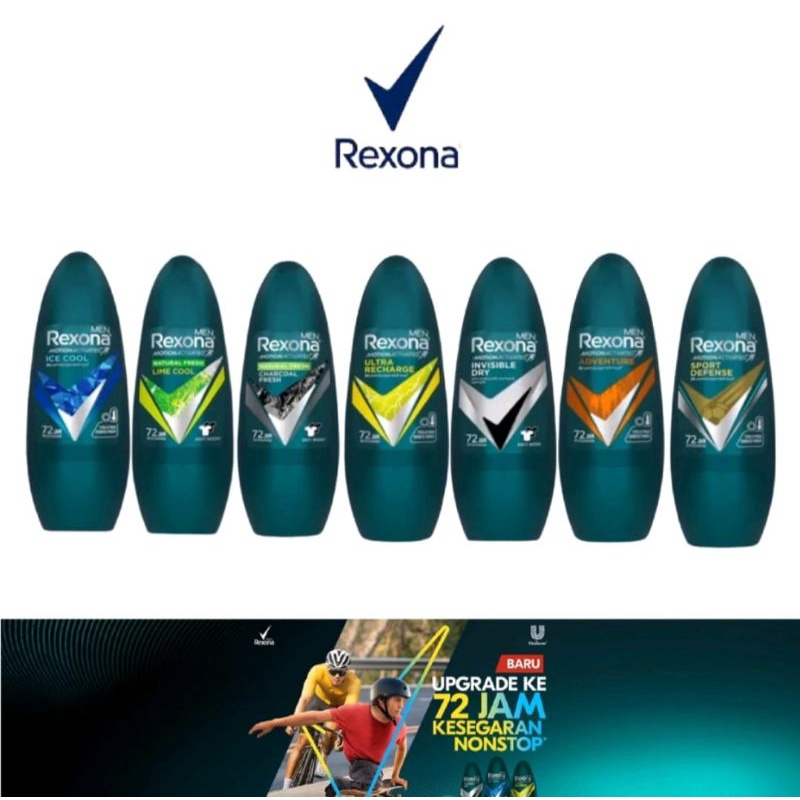 Jual REXONA ROLL ON MEN 45 ML DEODORANT ALL VARIAN | Shopee Indonesia