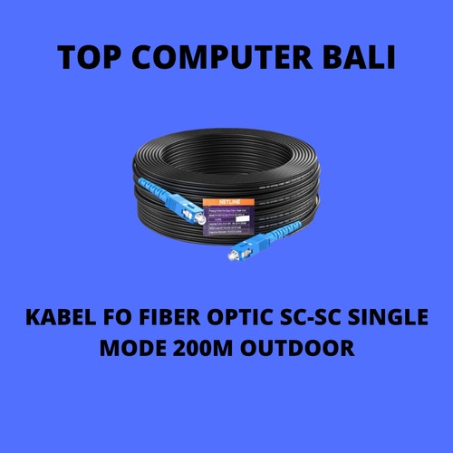 Jual Kabel FO Fiber Optic SC-SC Single Mode 200m outdoor | Shopee Indonesia