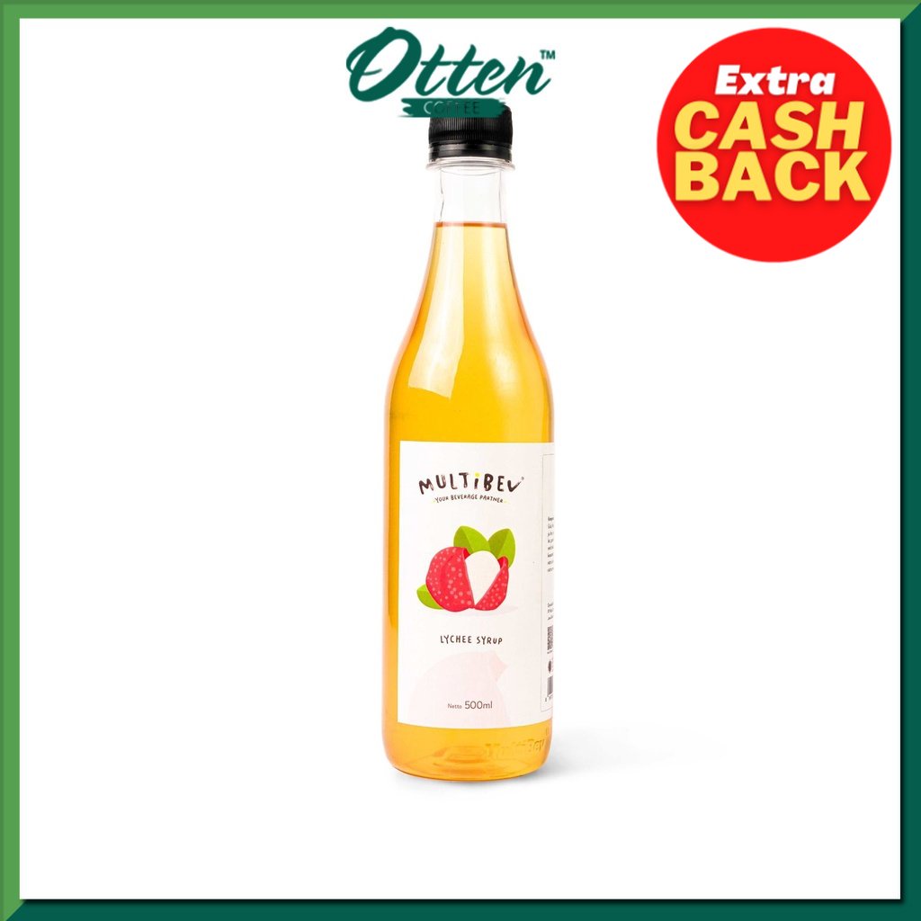 Jual MultiBev - Syrup Lychee Bottle 500ml - Sirup Minuman Rasa Leci ...