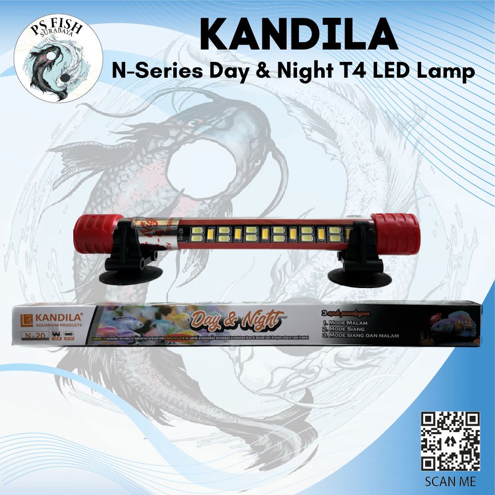 Jual Kandila N-Series Day & Night Lampu T4 LED Aquarium Lamp [ PS FISH ] | Shopee Indonesia