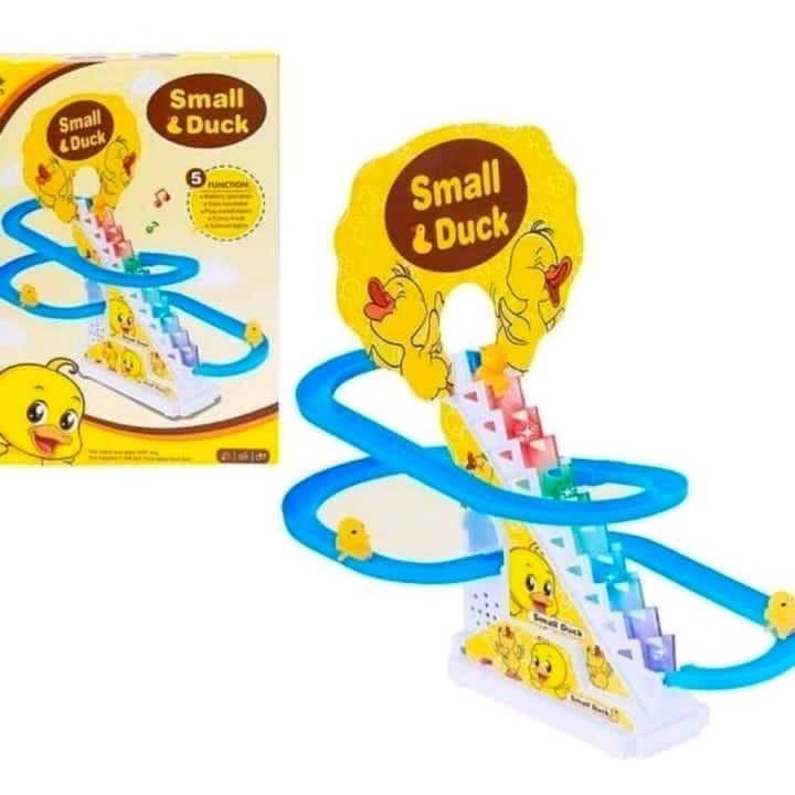 Jual M196 Mainan Small Duck Train Track Kereta Bebek Tangga Seluncur ...