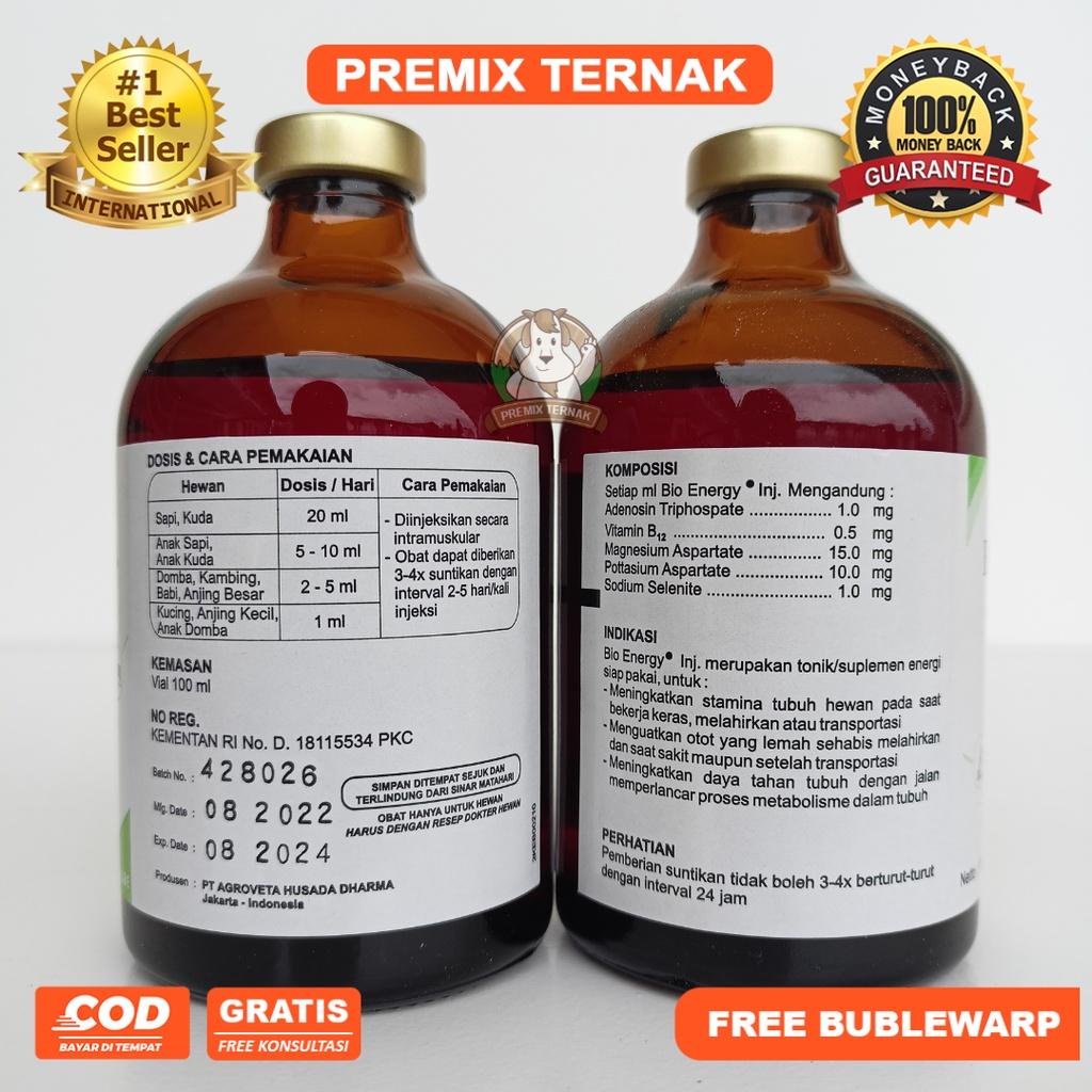 Jual BIO ENERGY 100ml - Sumber energi ATP hewan - Penguat otot dan ...