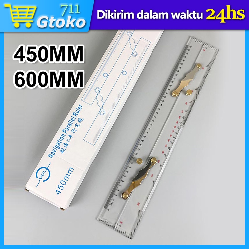 Jual Mistar Jajar / Parallel Ruler Peta Navigasi Laut Marine Navigation ...