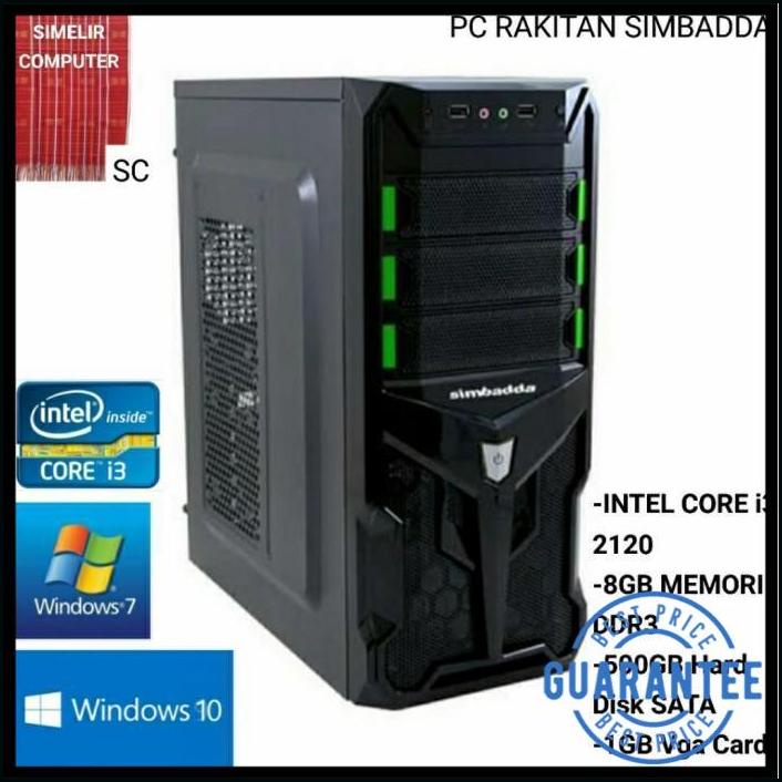 Jual PC CPU KOMPUTER RAKITAN CORE I3 RAM 4GB HDD 250GB VGA 1GB MOS KAYBOARD | Shopee Indonesia